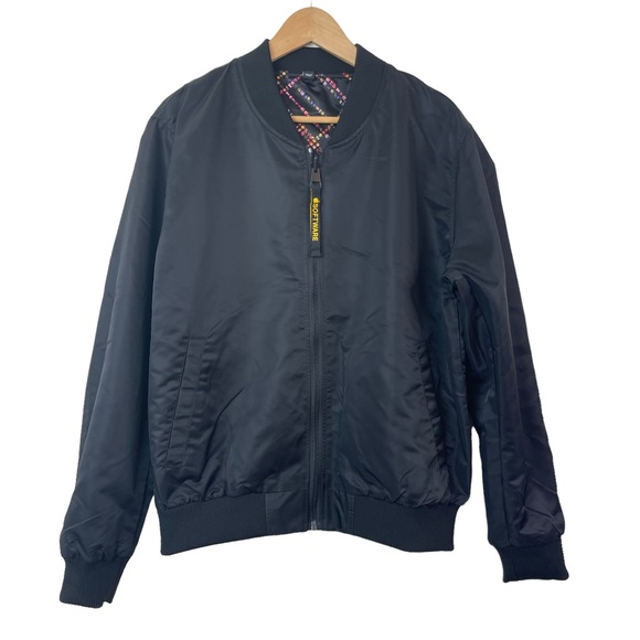 Apple | Jackets & Coats | Rare Apple Exclusive Reversible Emoji Plaid ...